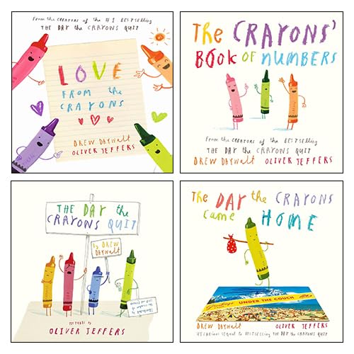 Amazon.com: The Crayons Collection 4 Books Set By Drew Daywalt & Oliver ...
