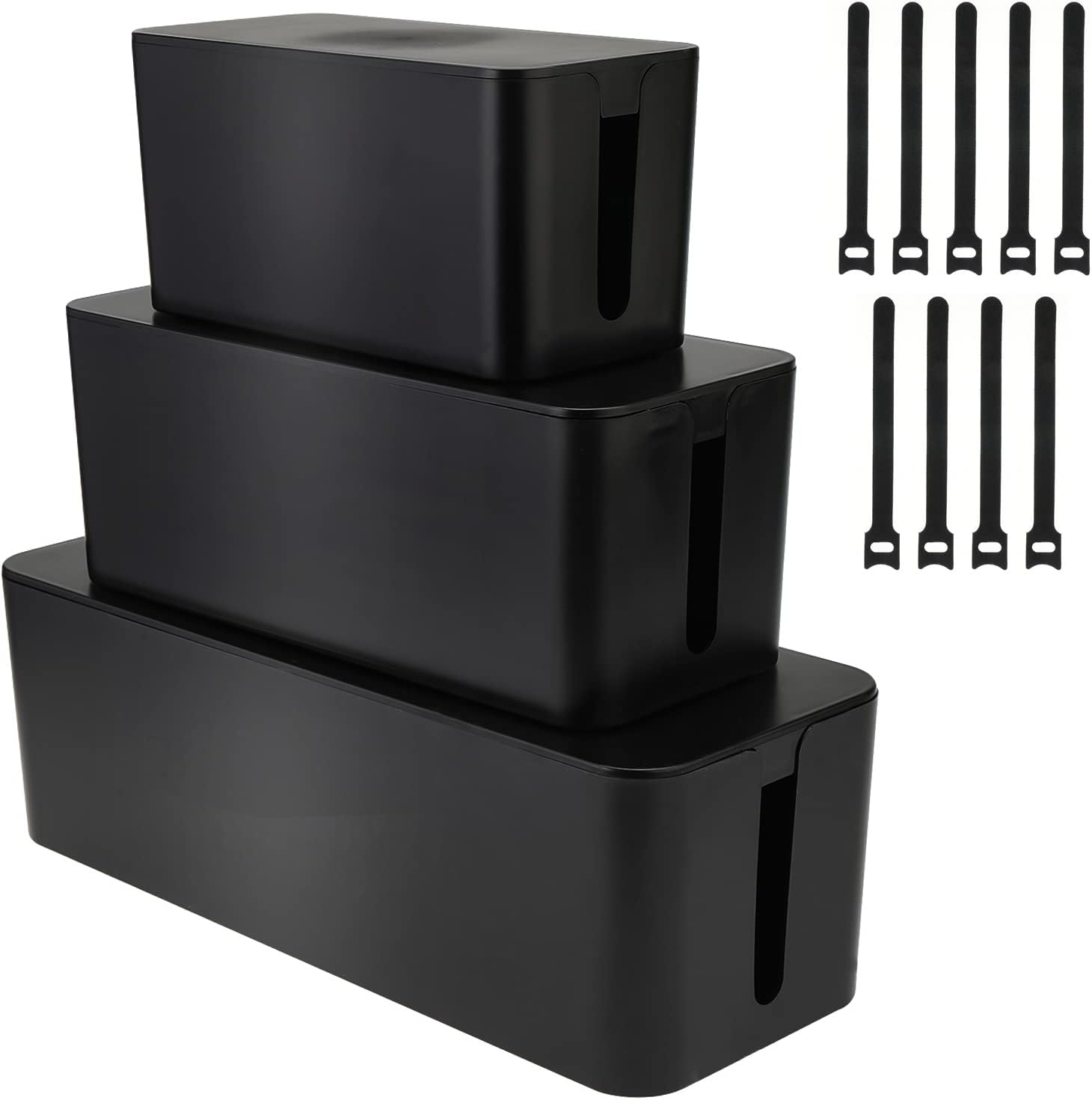 Amazon.com: YaeCCC Cable Management Organizer Box Power Strips Hider ...