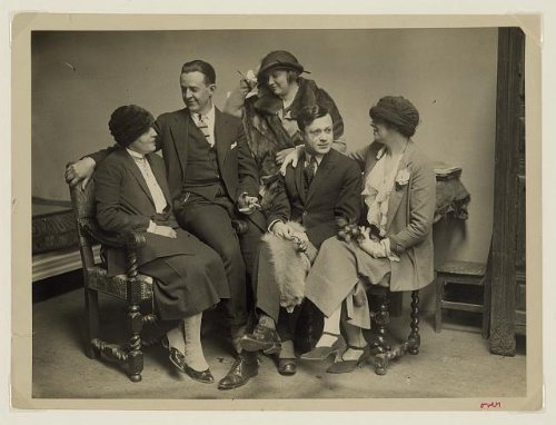 Photo: Jane Heap, John Rodker, Martha Dennison, Tristan Tzara, Margaret ...