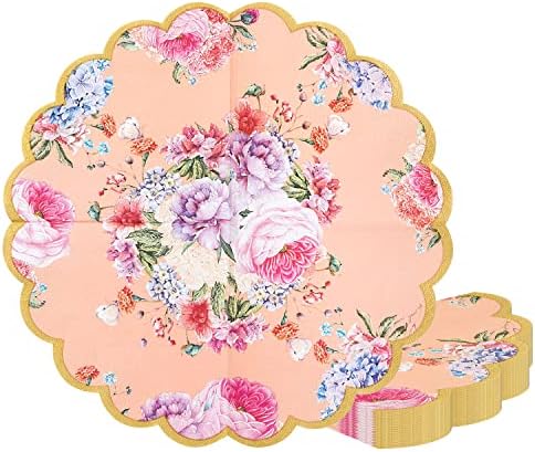Amazon.com: Talking Tables Tea Party Happy Birthday Floral Napkins ...