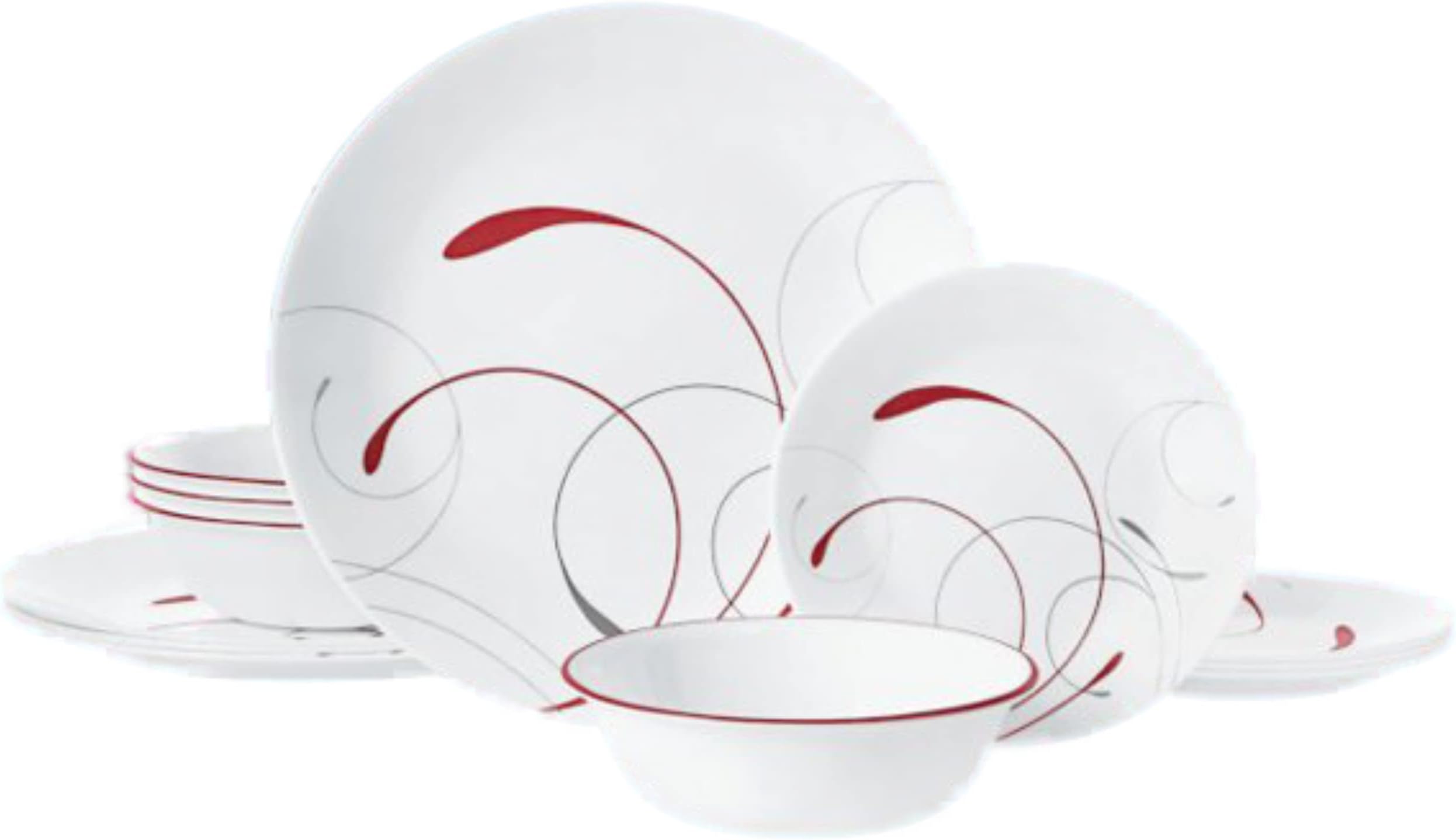 Amazon.com | Corelle Splendor 12-piece Chips & Cracks Resistant ...