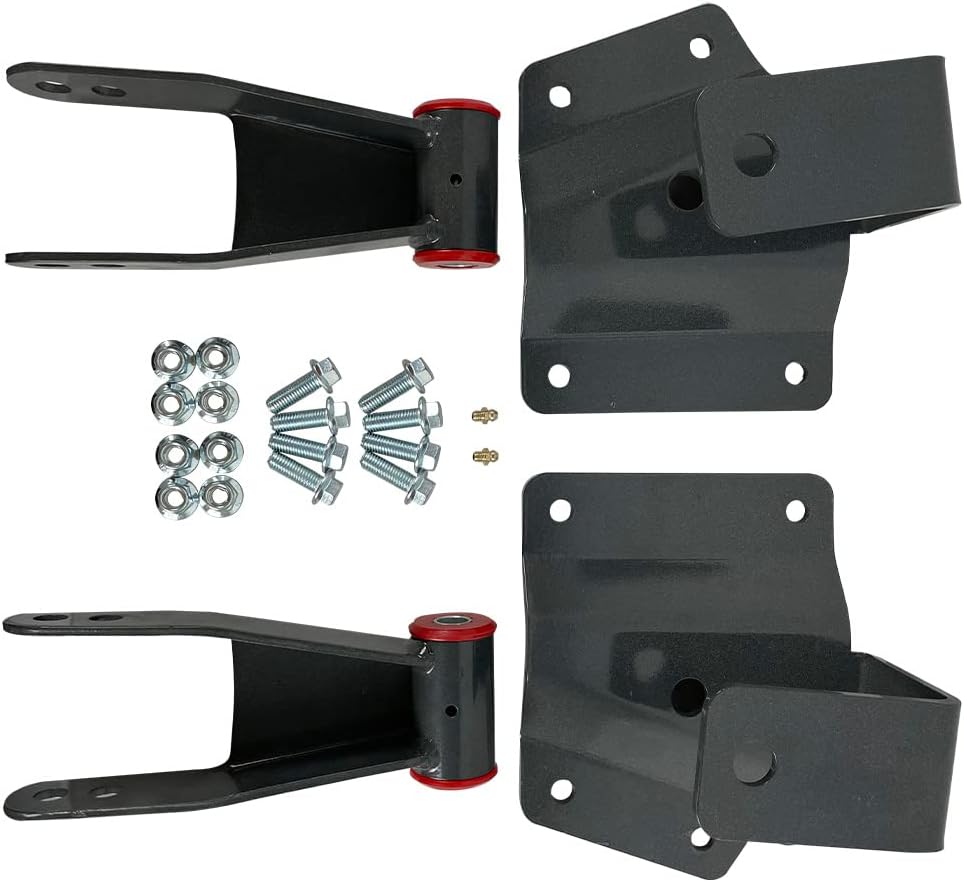 Amazon.com: 2-3" Suspension Rear Drop Lowering Shackles kit Leaf Spring ...