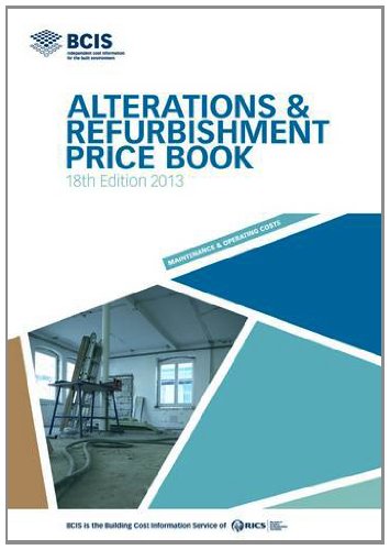 BCIS Alterations and Refurbishment Price Book 2013: Amazon.co.uk ...