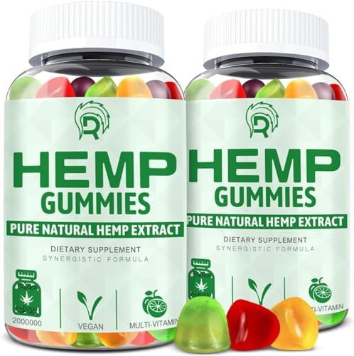 Amazon.com: Hemp Gummies High Potency Hemp Supplement Gummies with Pure ...