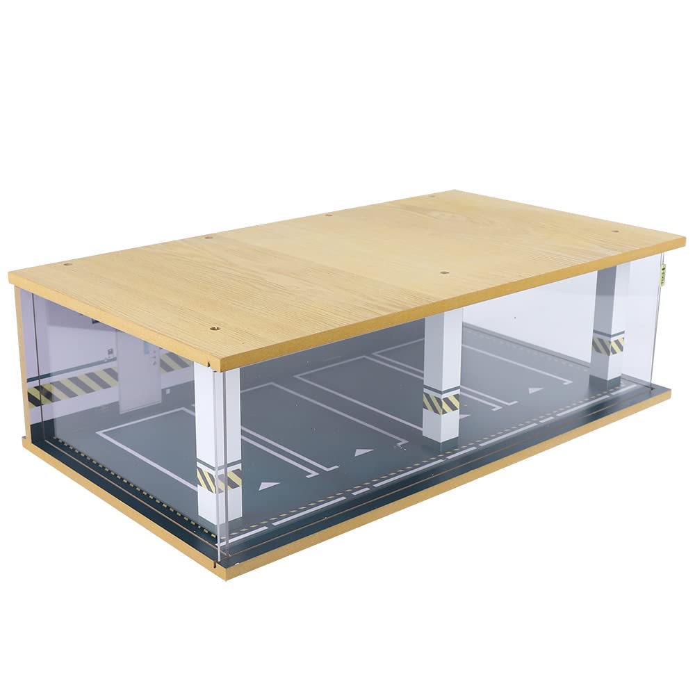 Amazon.com: 1/24 Scale Car Model Display Case, Die-cast Car Garage ...