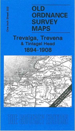 Trevalga, Trevena & Tintagel Head 1894-1908: One Inch Sheet 322 (Old ...