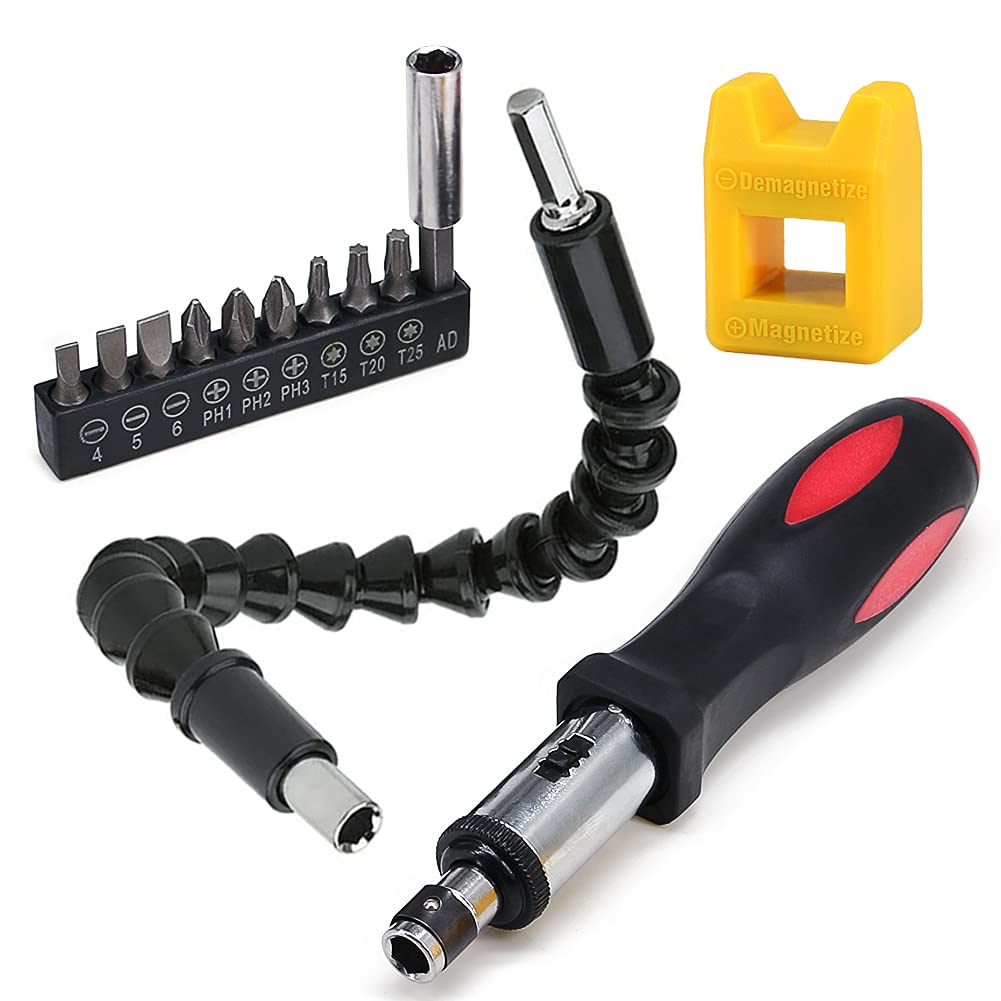 Flexible Shaft Bits Extention Screwdriver Drill Bit Holder ...