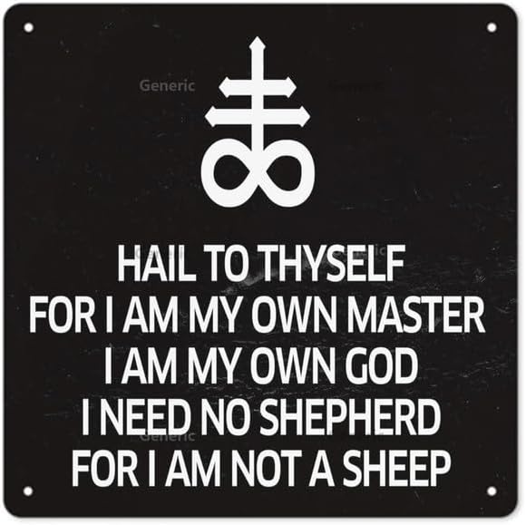 Amazon.com: Satanic Knowledge Metal Tin Signs Print Poster 11 Sataniq ...