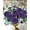 Amazon.com: InnoGear Artificial Flowers, 50 Pcs Dusty Purple Foam Fake ...