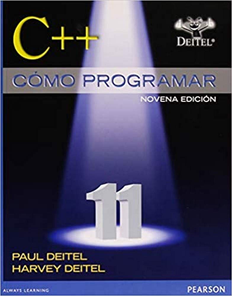 C++ cómo programar : Paul J. Deitel, Harvey Deitel: Amazon.com.mx: Libros