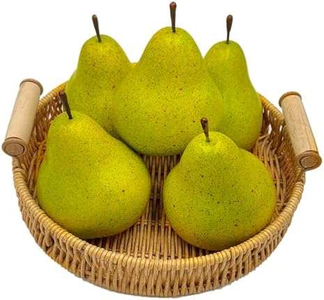 Amazon.com: Zzooi 3PCS Artificial Pear Tree Branches Fake Pear Fruit ...