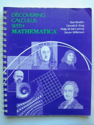 Discovering Calculus with Mathematica: Anton, Howard: 9780471539698 ...