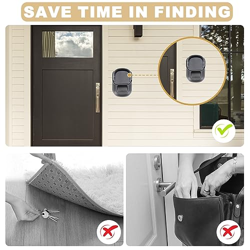 Flow fire Outdoor Key Lock Box, Large Outdoor Key Safe Wall Mounted ...