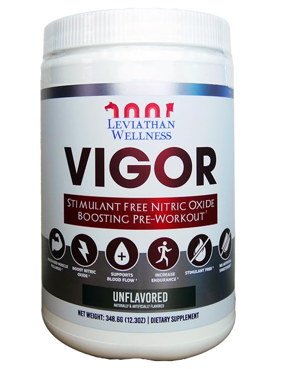 Buy Vigor - Stimulant Free, Nitric Oxide Boosting Pre-Workout Powder ...