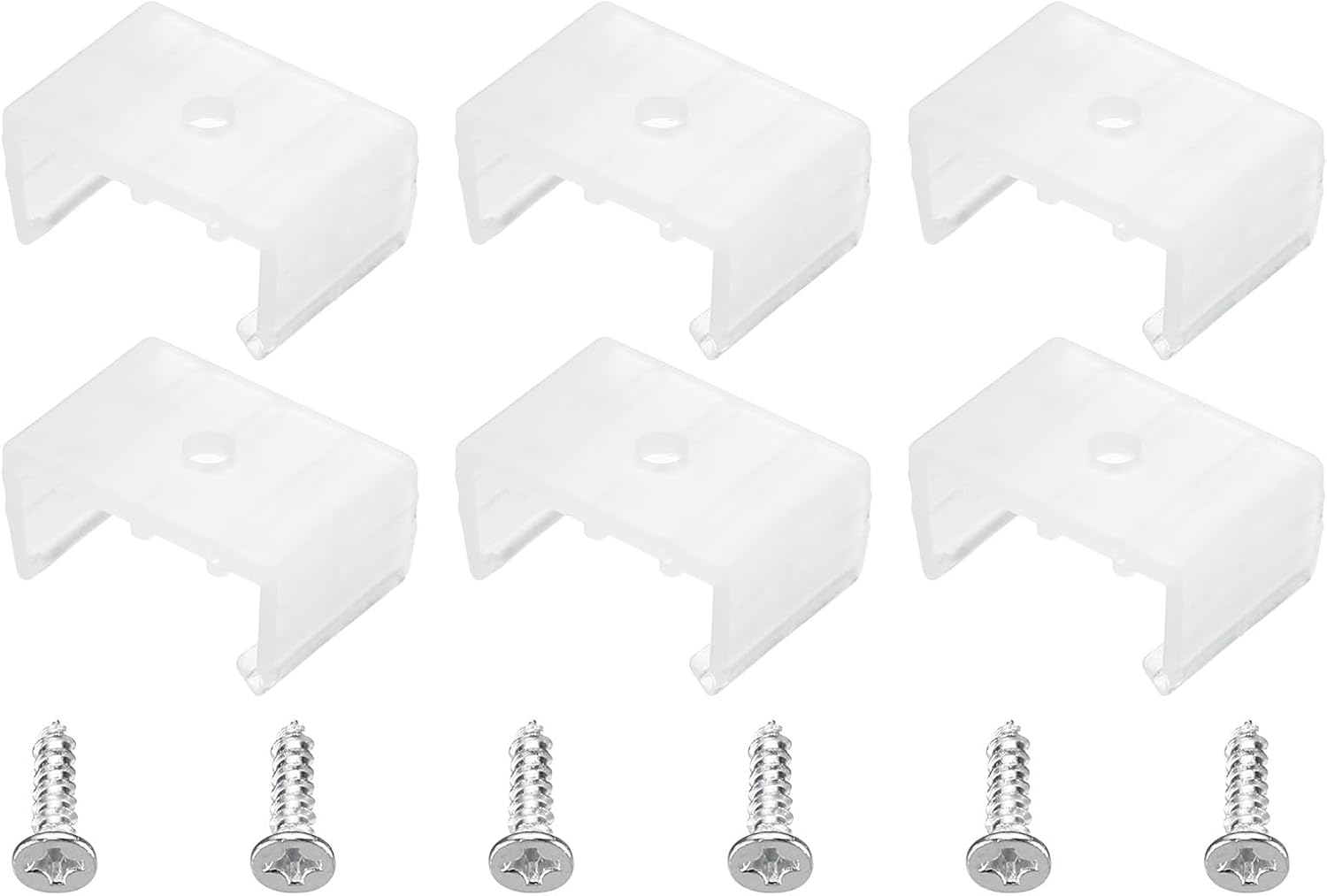 MECCANIXITY LED Neon Mounting Clips Holder Mounting Bracket Support ...