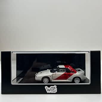 Amazon.co.jp: WIT's MILE STONE 1/43 Minicar 222D White Red Witz ...