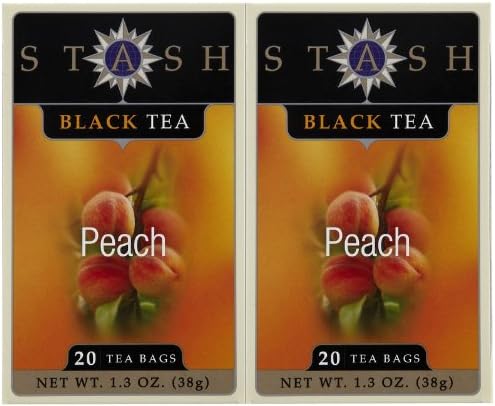 Amazon.com : Stash Tea Peach Tea, 20 ct, 2 pk : Grocery Tea Sampler ...