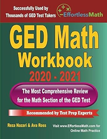 GED Math Workbook 2020 - 2021: The Most Comprehensive Review for the ...
