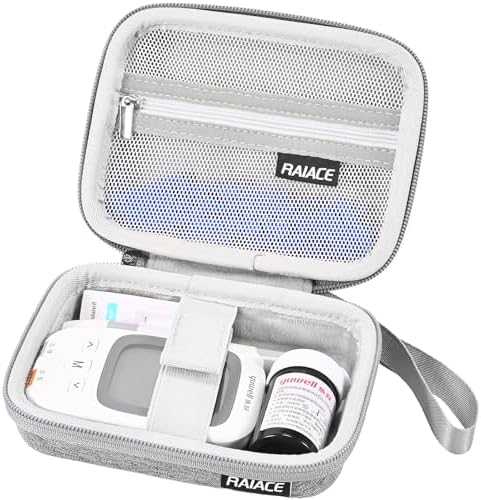 Amazon.com: RAIACE Hard Storage Case for Diabetes Testing Kit, Blood ...