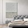 Amazon.com: NANKAI Hand Painted Grey and White art Canvas Paintings ...