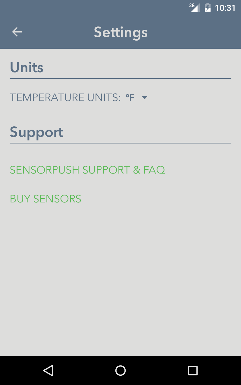 SensorPush - App on Amazon Appstore
