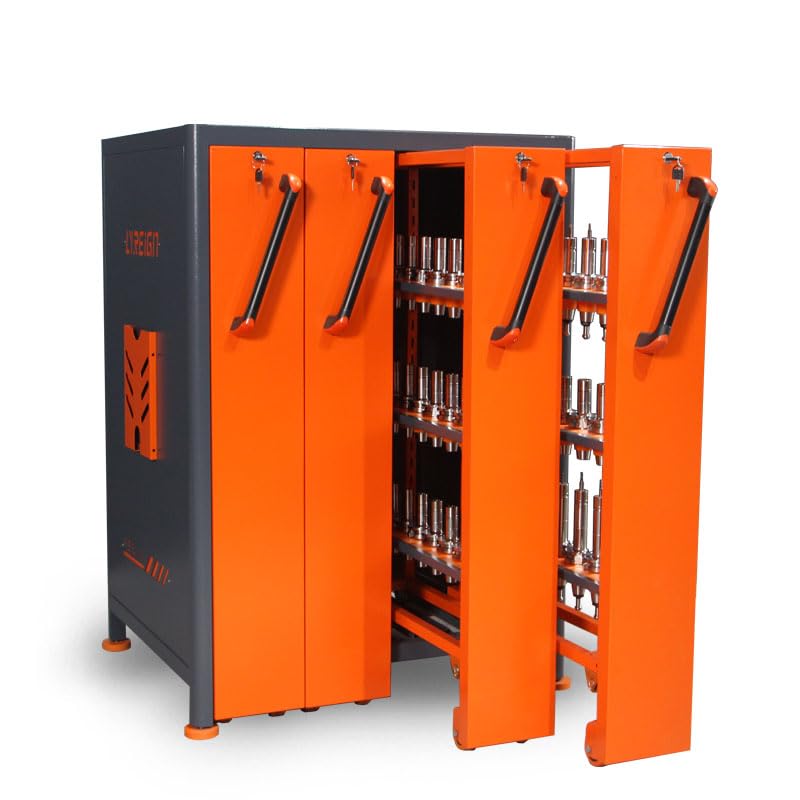 Amazon.com: LYREIGN Large Capacity CNC Tool Storage Cabinet, Portable ...