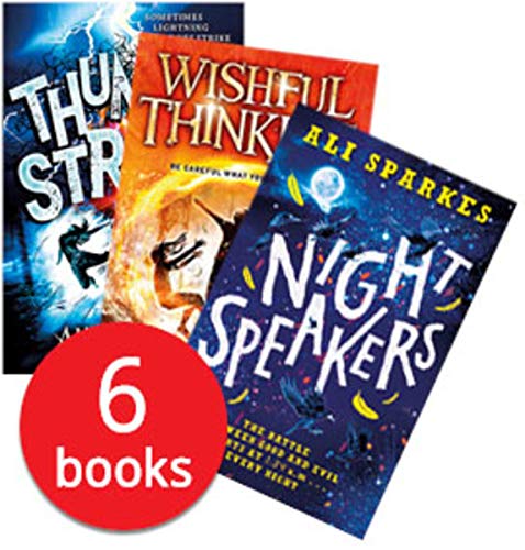 "Ali Sparkes Collection Set 6 Books Night Speakers, Thunder Struck, Car ...