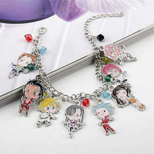 HANCHANG Anime Charm Bracelet Cool Anime Figure Bracelet Anime Lover ...