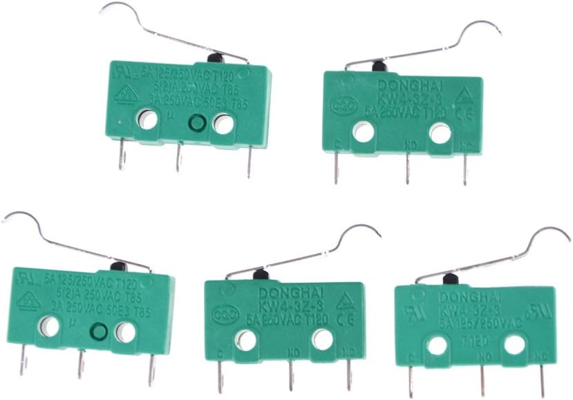 3 Pins Micro Touch Switches NO+NC 5A 125VAC 250VAC Mini Limit Switch ...