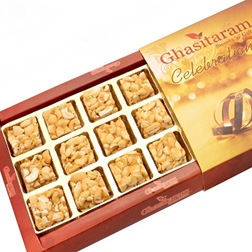 Amazon.com: Ghasitaram Gifts Indian Sweets - Sweets- Roasted Cashew ...