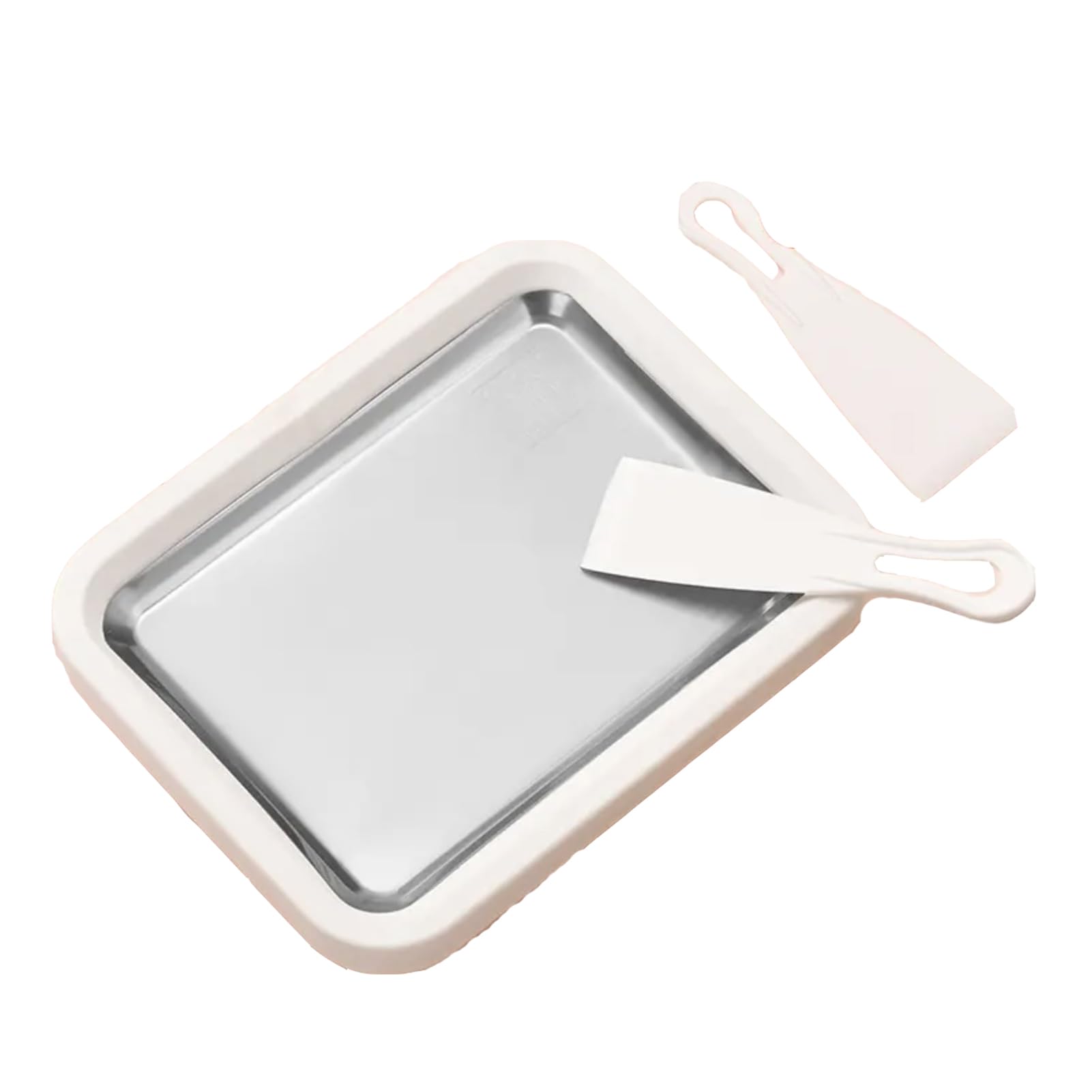 Ice Cream Maker, Ice Cream Plate With 2 Spatulas,DIY Rolled Ice Cream ...