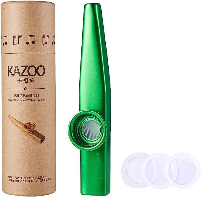 VASADIGITAL Aluminum Alloy Kazoo Flute Musical Instruments and 5 ...