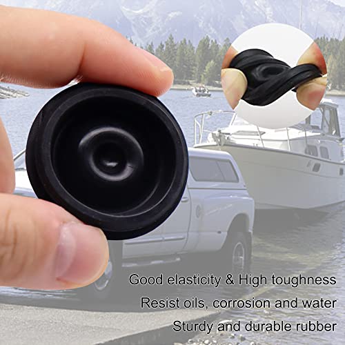 Snapklik.com : SUNCARACCL 4 Pack Trailer Hub Cap Rubber Plugs