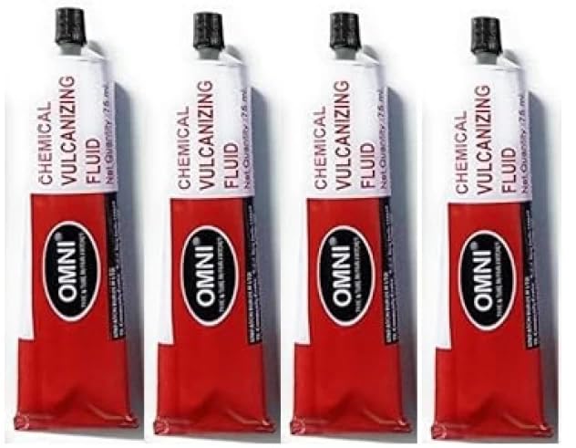 Omni Chemical Vulcanizing Fluid (CVF 75 ml) Adhesive/Solution Tube for ...