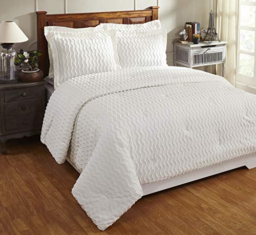 Better Trends 100% Cotton Bed Comforter Collection, Isabella Comforter ...