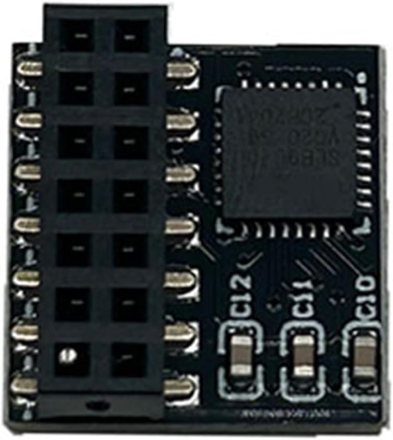 Amazon | KASFDBMO TPMボード 14ピン TPM 2.0モジュールインターフェース 強力な暗号化 TPMモジュールボード ...