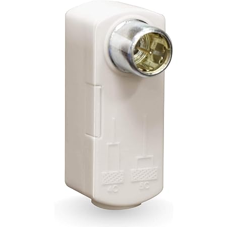 Amazon | DXアンテナ テレビコンセントプラグ(4C、5C用) FL45CS(B) | DXアンテナ | アンテナ取付部品