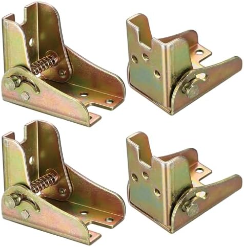 4 Pcs 90 Degree Self Locking Hinges, Folding Lock Extension Table Bed ...