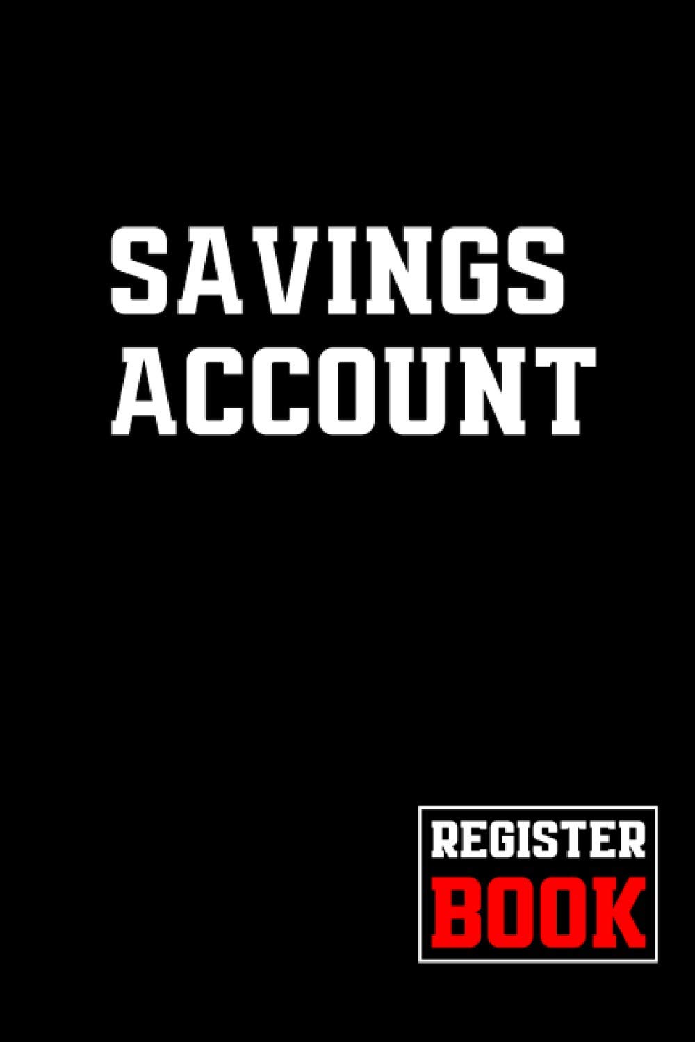 Savings account Register book: Simple checkbook ledger | banking ledger ...
