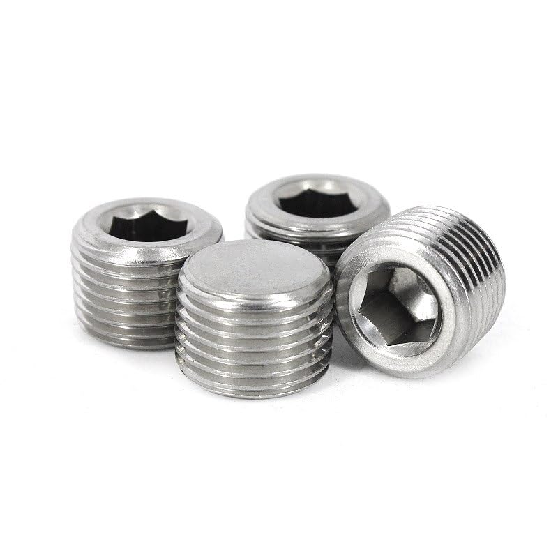 Amazon.co.jp: ERBER 1/8 ''-2 '' BSP おねじ内側六角プラグ 304 ステンレス鋼 DN6 - DN50 水道 ...