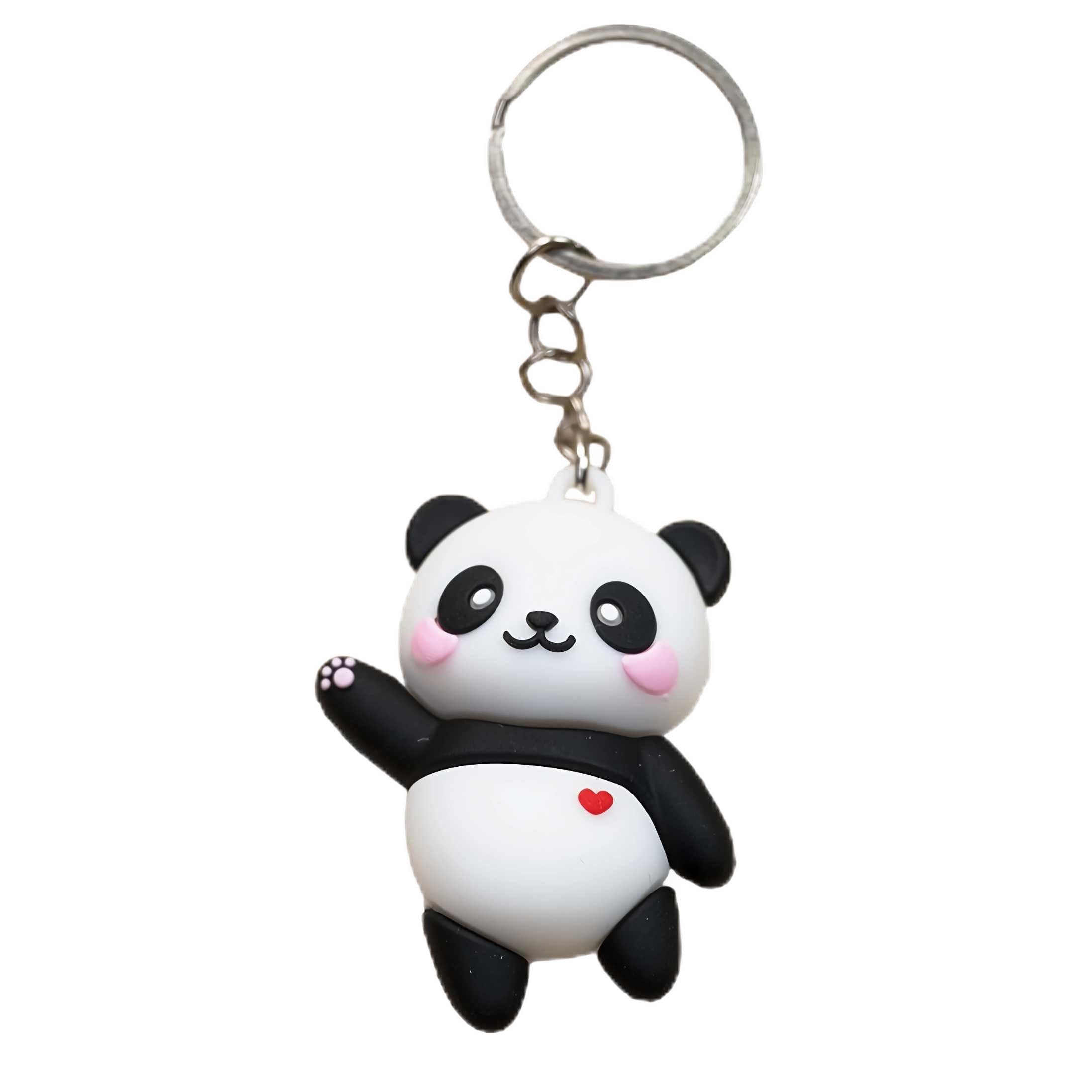 Lefe Liee cute panda keychain, kawaii backpack keychain accessories ...