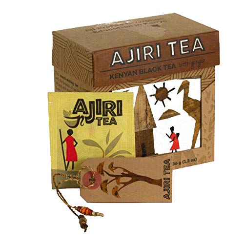 Amazon.com: Ajiri Kenyan Black Tea with Ginger 20 Count 7.1 oz each (1 ...