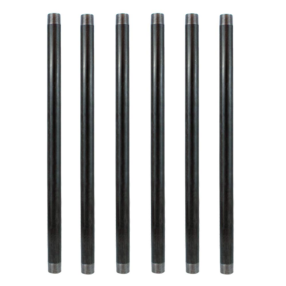 Amazon.com: GeilSpace 6 Pack 1/2" × 24" Heavy Duty Pre-Cut Grey Metal ...