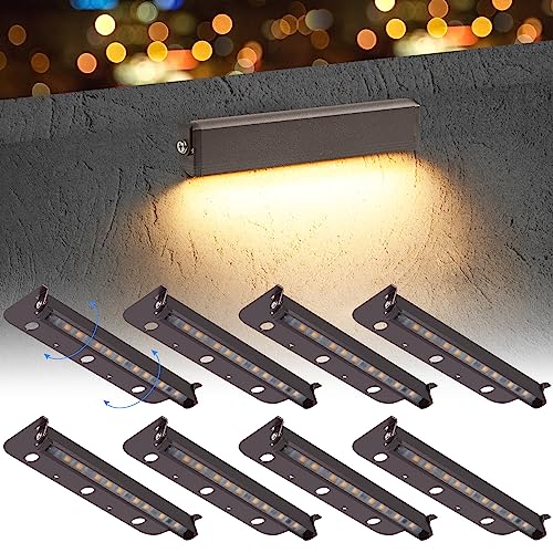 Kwinmyso 8-Packs 3W 7 Inch LED Hardscape Paver Lighting,12V AC/DC Low ...