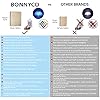 BONNYCO Led Book Light Wooden Folding Lamp with Remote Control, 16 ...