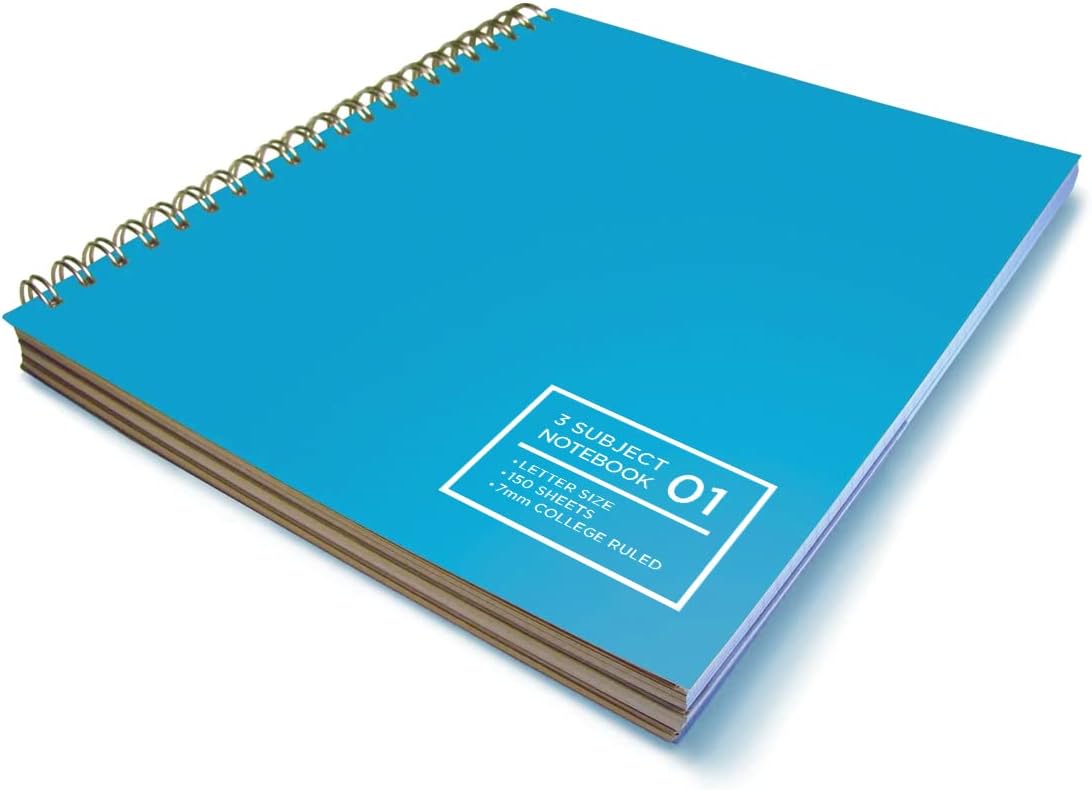 Amazon.com: Livescribe 8.5 x 11 3-Subject Notebooks #1 for Livescribe ...