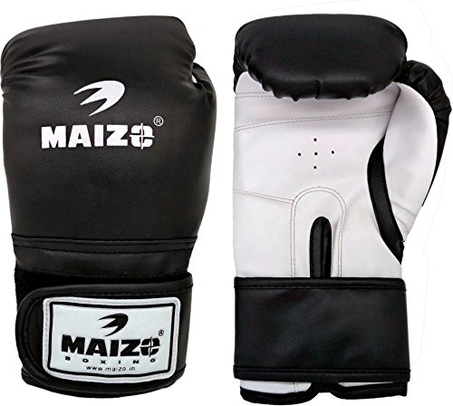 Buy Maizo Pro Training 10 Oz Boxing Gloves (M, Black, White) Online at ...