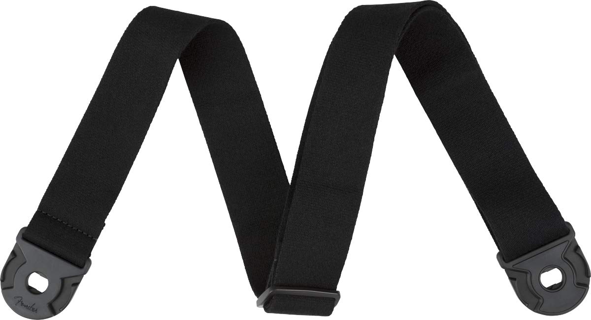 Amazon.com: Fender Quickgrip Secure Guitar Strap, 2in, Black Supersoft ...