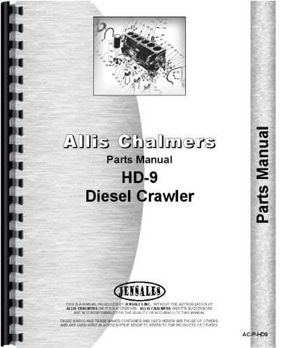 Allis Chalmers HD9 HD9B HD9F HD9G Crawler TS9 Tractor Shovel Parts ...