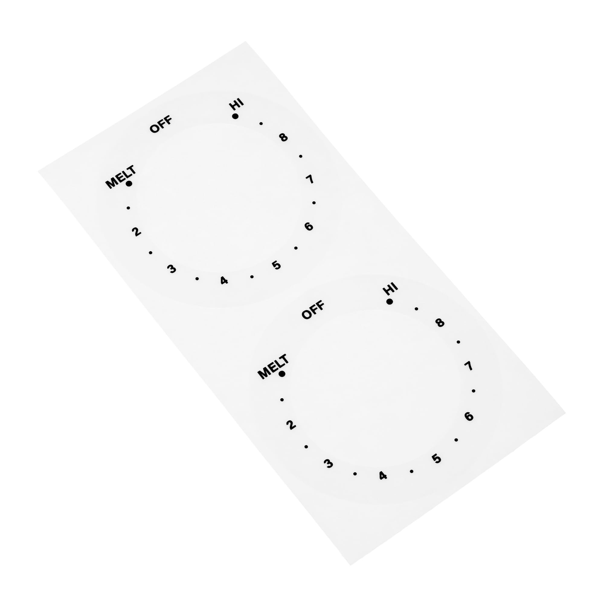 Amazon.com: HALLMERS 2X Cooktop Off-Melt-Hi Counter-Clockwise Dial ...